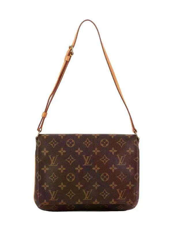 LOUIS VUITTON Musette Tango Shoulder Bag - Brown