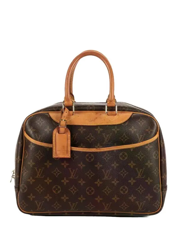 LOUIS VUITTON Deauville Top Handle Bag - Brown