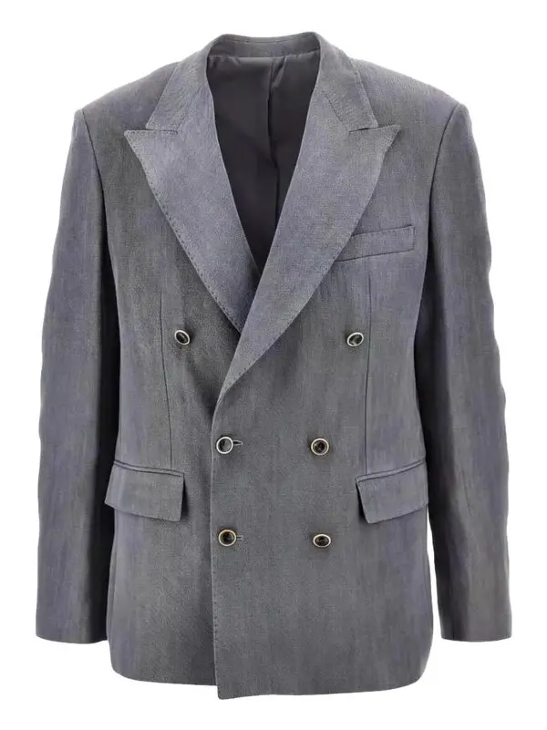 MARSEM Double-breasted Jacket - Grey