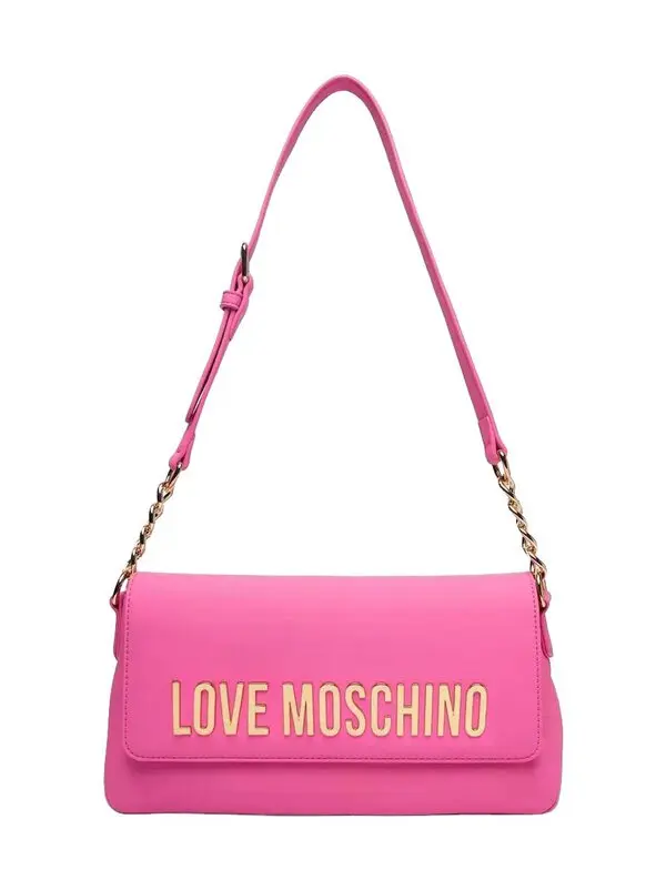 Moschino Logo-detail Shoulder Bag - Pink