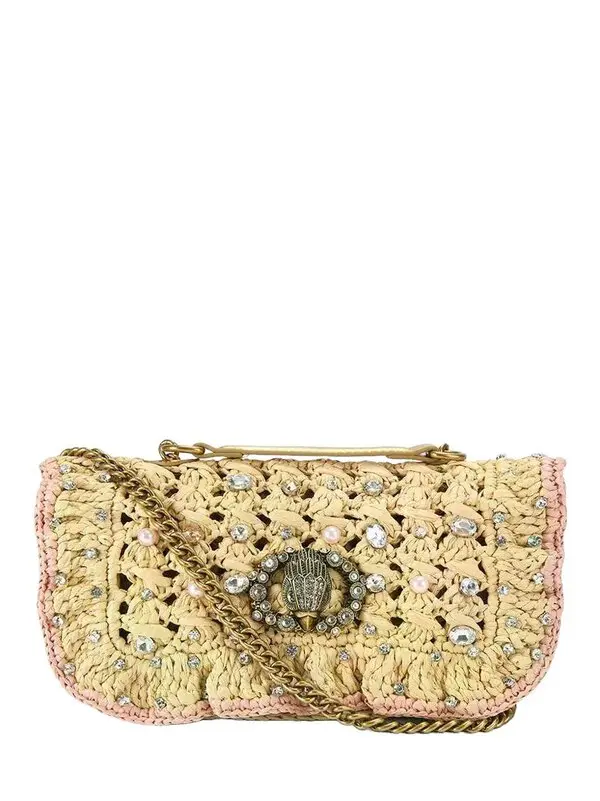 Kurt Geiger Chelsea Embellished Shoulder Bag - Neutrals