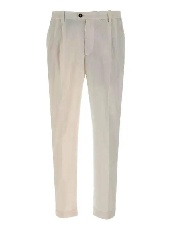 DEVORE INCIPIT Elasticated-pleated Trousers - Neutrals