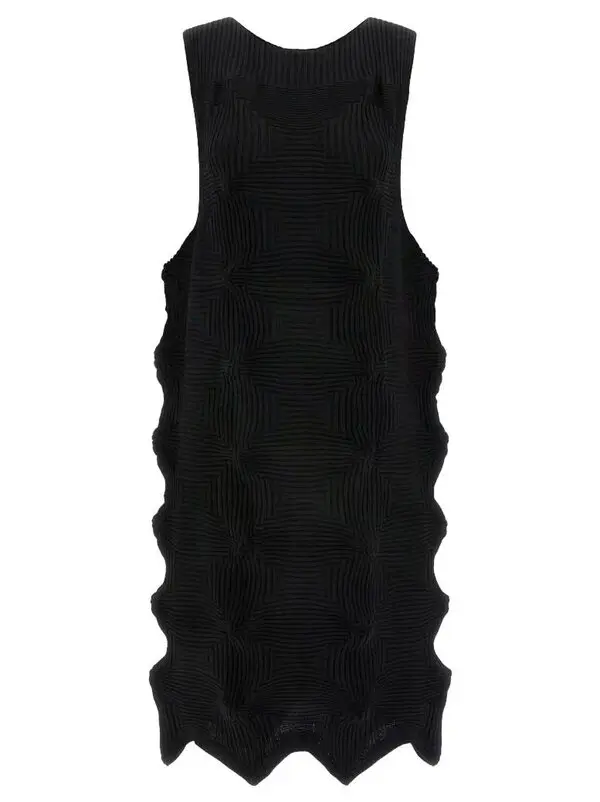 Issey Miyake Linkage Sleeveless Dress - Black
