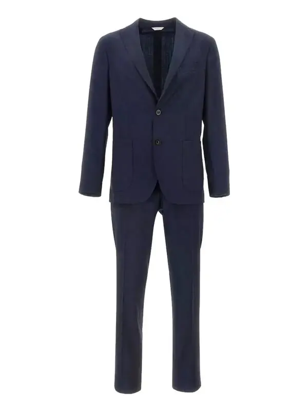Boglioli Virgin Wool Suit - Blue