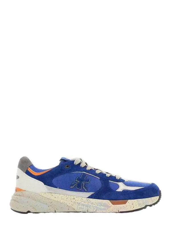 Premiata Suede Panelled Sneakers - Blue