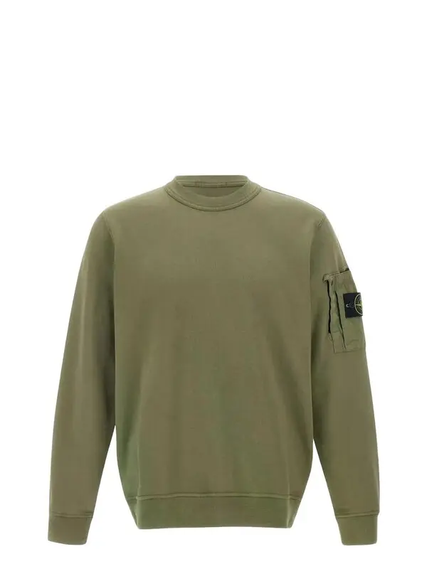 Stone Island Patch-pocket Sweatshirt - Green