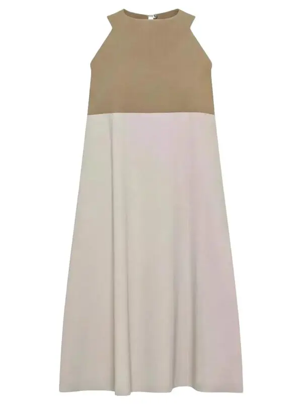 RRD Sleeveless Color-blocked Mini Dress - Neutrals