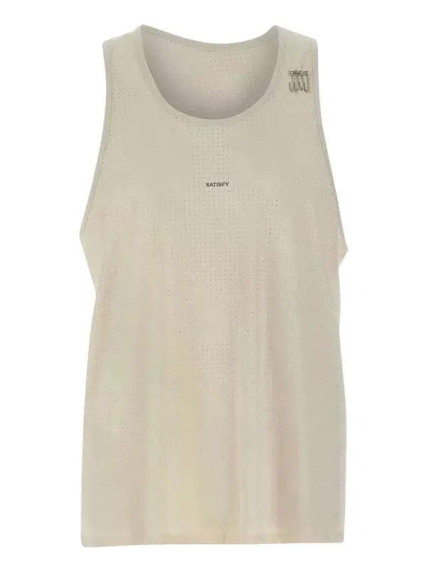Satisfy Space‑o™ Perforated Tank Top - Neutrals