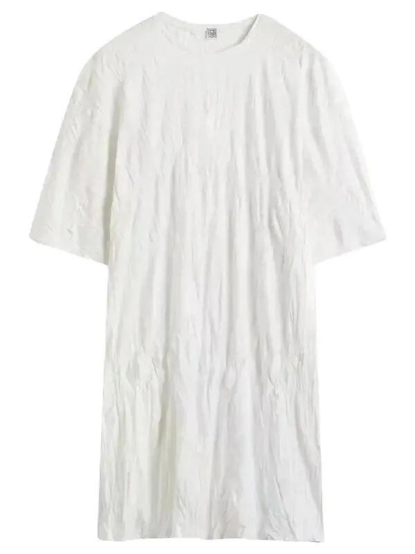 TOTEME Textured Mini Dress - White