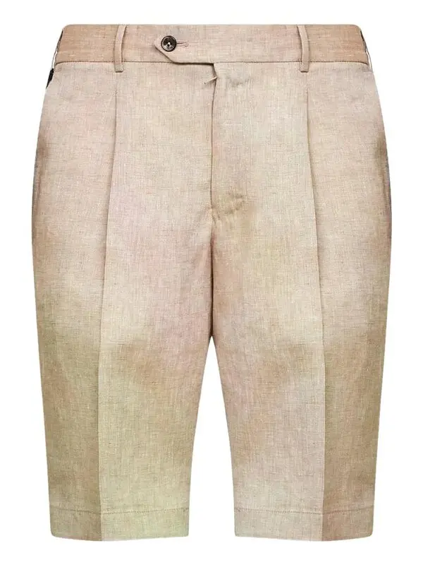 PT TORINO Pressed-crease Shorts - Neutrals