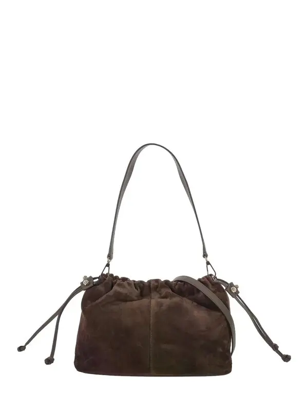 Strathberry Charlotte Drawstring Shoulder Bag - Brown