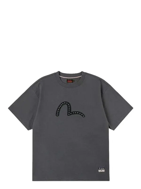 EVISU Seagull Printed T-shirt - Grey