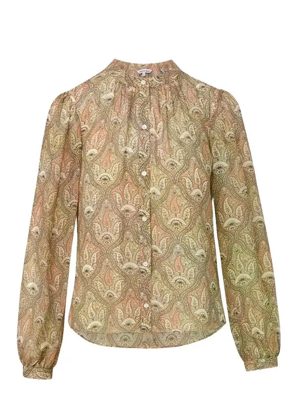 Veronica Beard Ashlynn Paisley-print Blouse - Multicolour