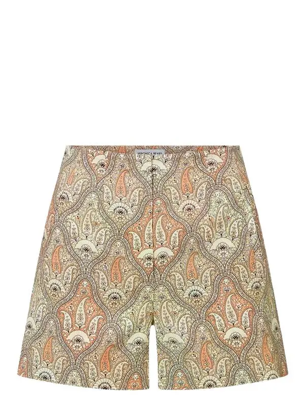 Veronica Beard Jazmin Paisley-print Shorts - Neutrals