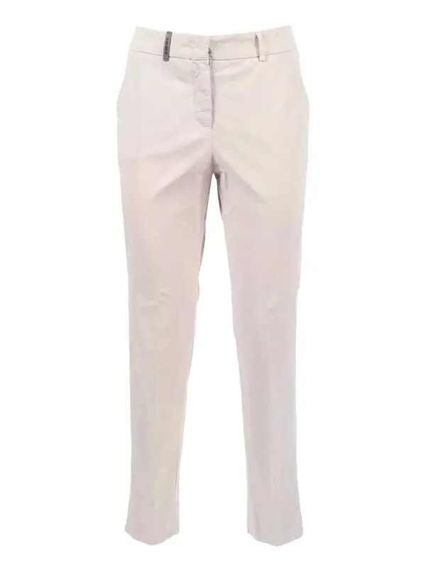 Peserico Embellished Trousers - Neutrals