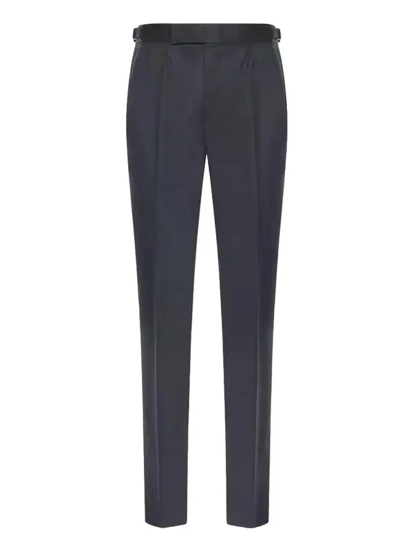 Zegna Pleated Tailored Trousers - Grey