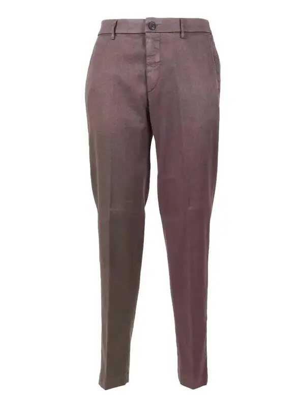 Peserico Button Trousers - Brown