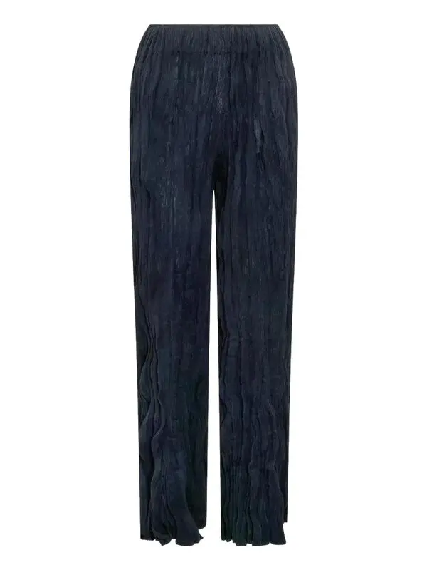 GONGDID DESIGN Wavy Trousers - Blue