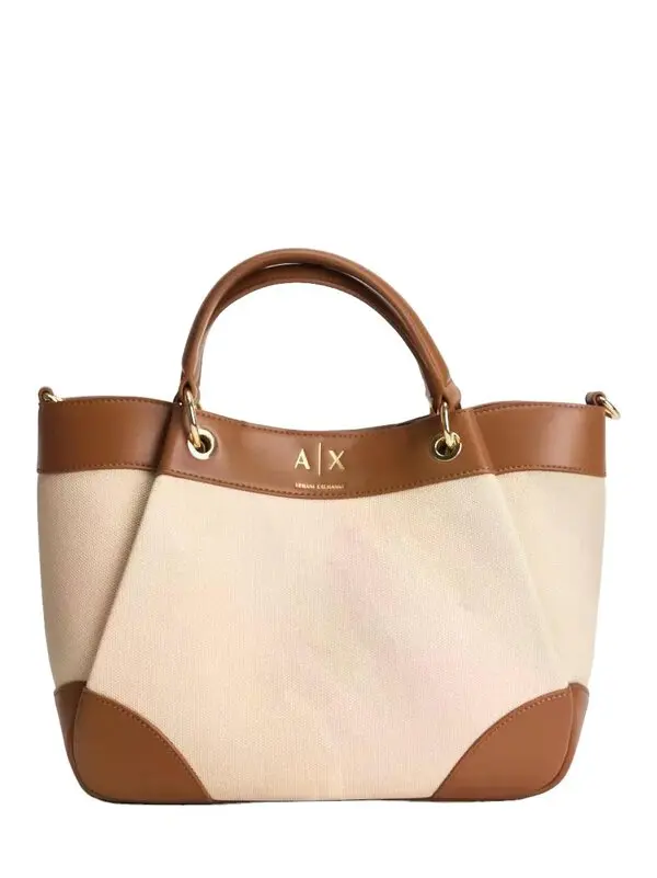 Armani Exchange Top-handle Shoulder Bag - Neutrals