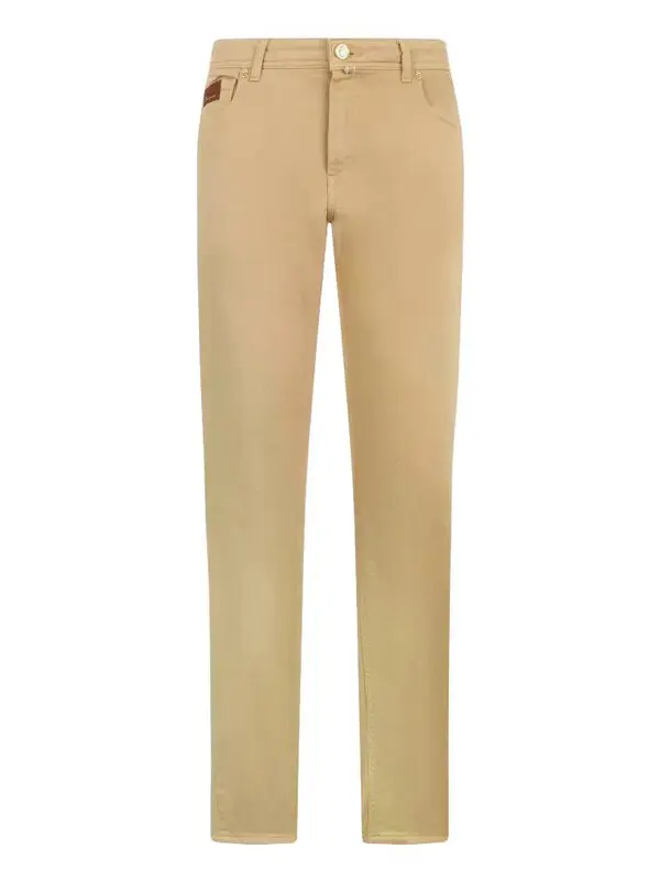 BILLIONAIRE Straight Cut Jeans - Neutrals