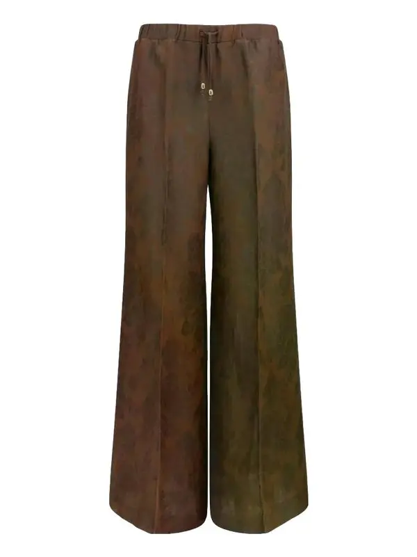 True Royal Floral Trousers - Brown