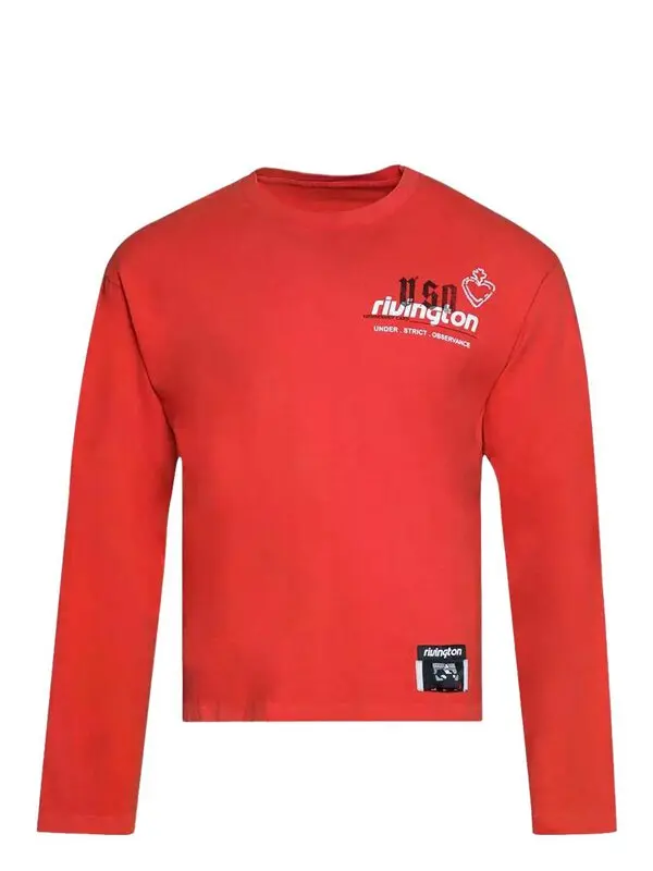 RIVINGTON ROI REBIS Membership Uso Long-sleeve T-shirt - Red