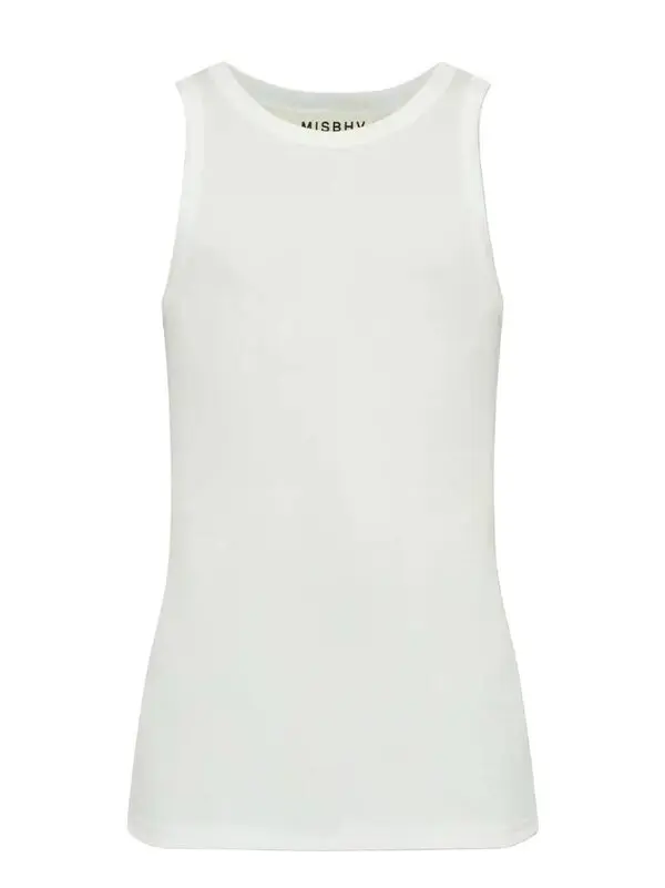 MISBHV Logo-patch Tank Top - Neutrals