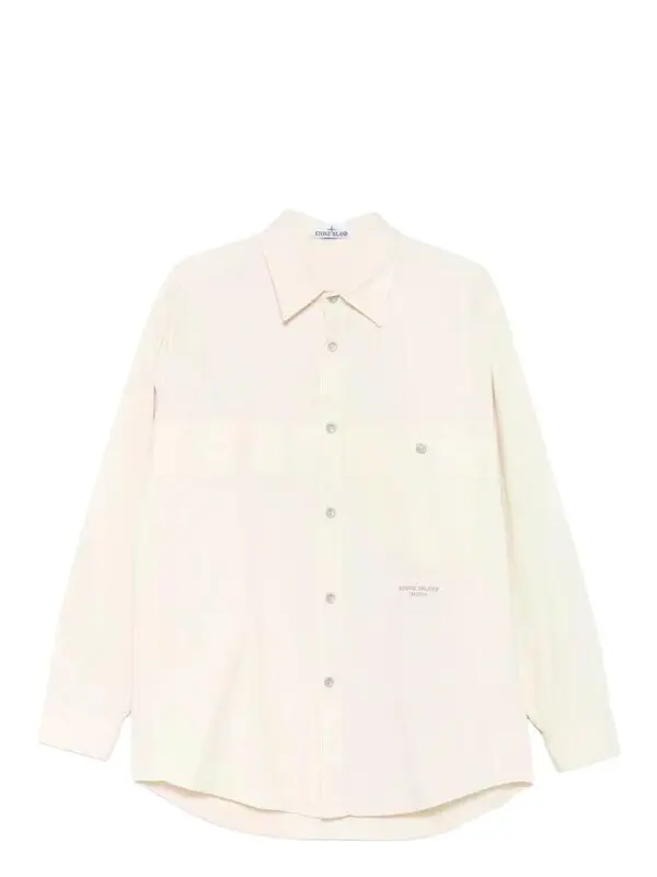 Stone Island Patch-pocket Shirt Jacket - Neutrals