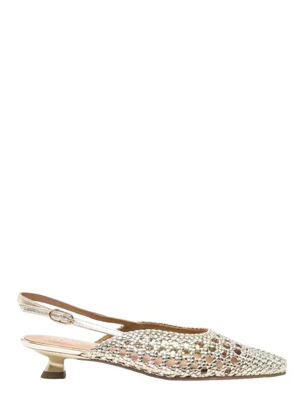 PEDRO MIRALLES Slingback Mules - Gold