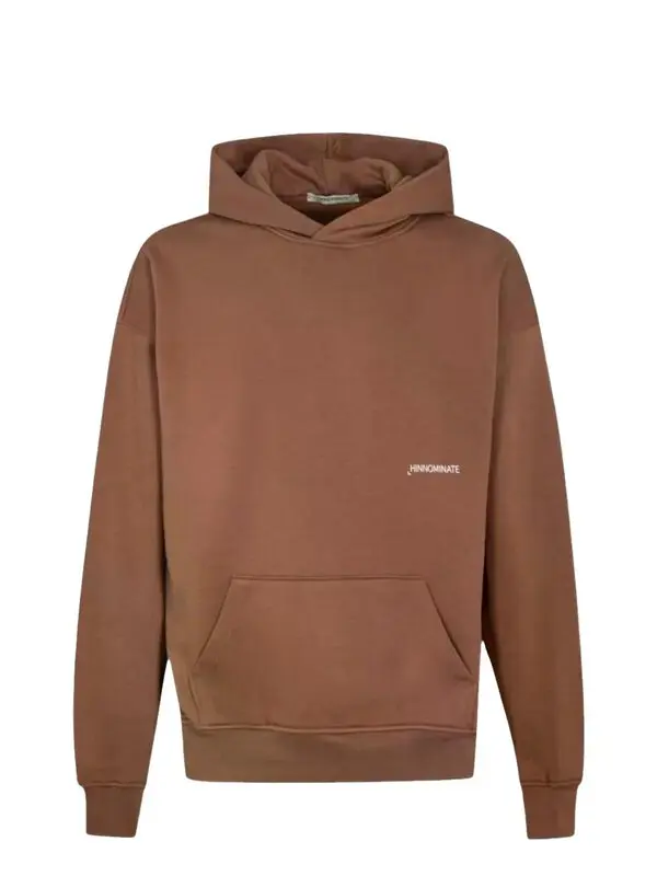 HINNOMINATE Hooded Long-sleeve Sweater - Brown