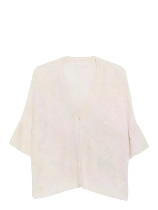 Hemisphere Bell-sleeve Cardigan - Neutrals