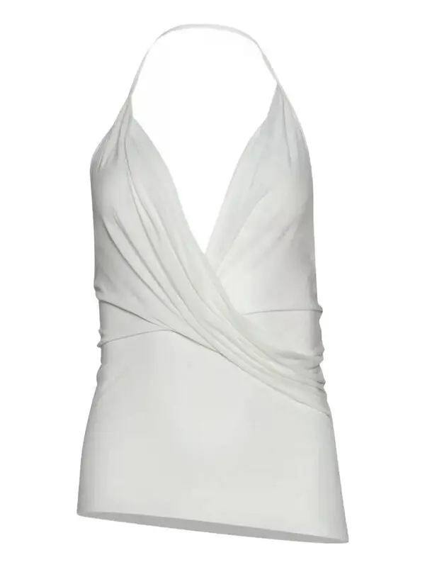 Rick Owens Draped Tank Top - White