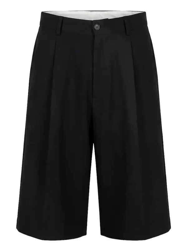 SOCIETE ANONYME Andrew Pleated Shorts - Black