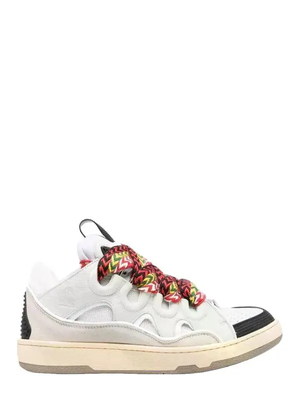 LANVIN Curb Rope-style Laces Sneakers - Grey