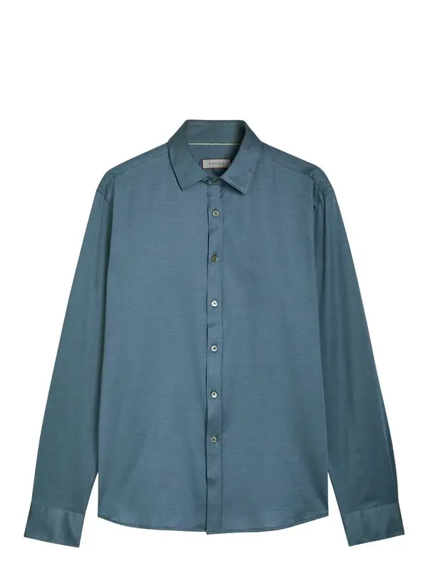 Canali Cotton Shirt - Blue