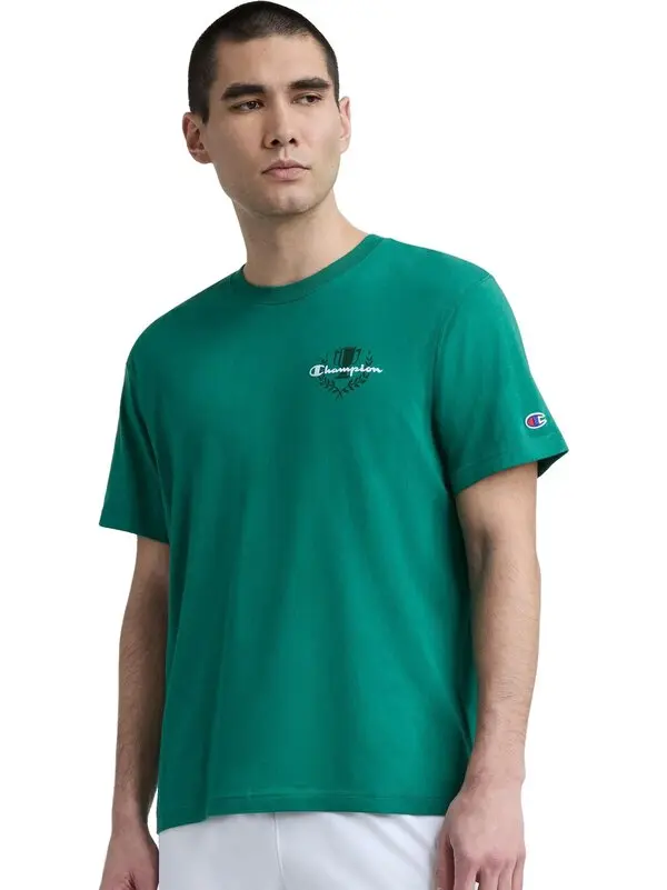 Champion Club Graphic T-shirt, C Logo - Verdant Green