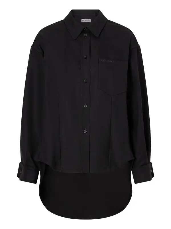 Balenciaga Denim Shirt - Black
