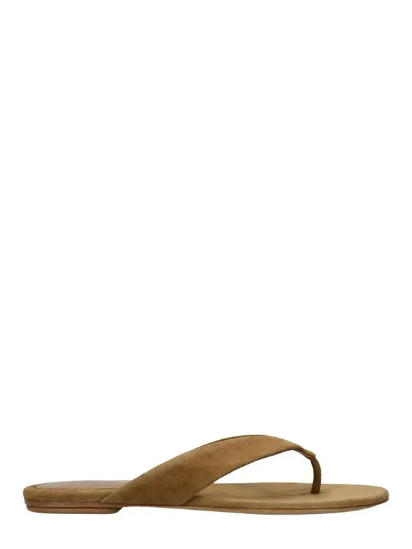 Le Monde Beryl Suede Flip Flops - Brown