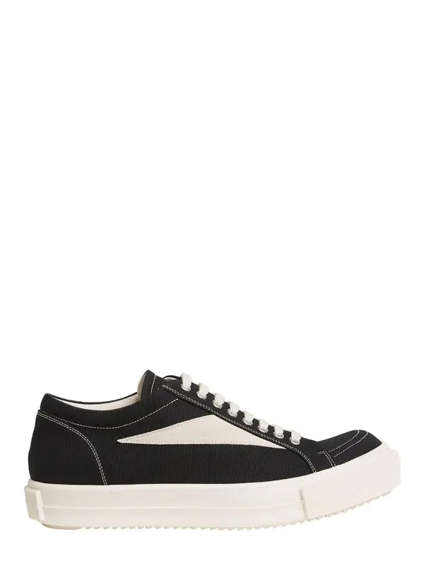 Rick Owens Canvas Vintage Sneakers - Black