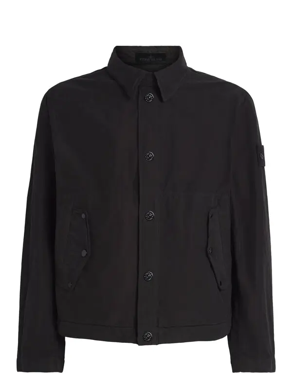 Stone Island David Light-tc Ghost Coach Jacket - Black