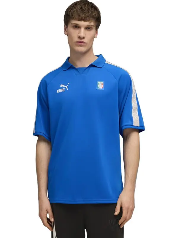 PUMA King Fanpack Italy Soccer Jersey - Blue