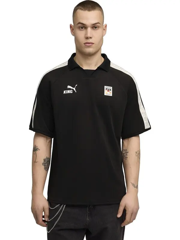 PUMA King Fanpack Germany Relaxed Soccer Jersey - Black
