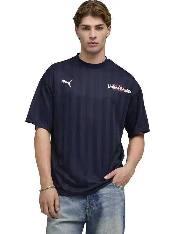 PUMA Usa Soccer Fanwear Relaxed Jersey Shoes - Blue