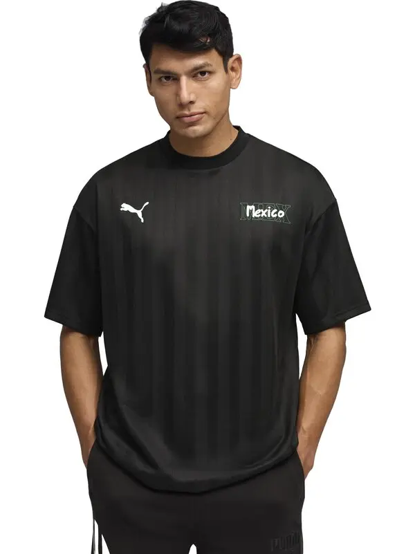 PUMA Relaxed Fit Mexico Jersey - Black