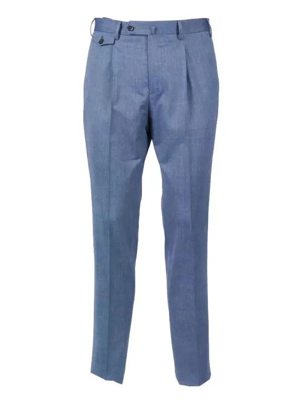 PT TORINO Pleated Trousers - Blue