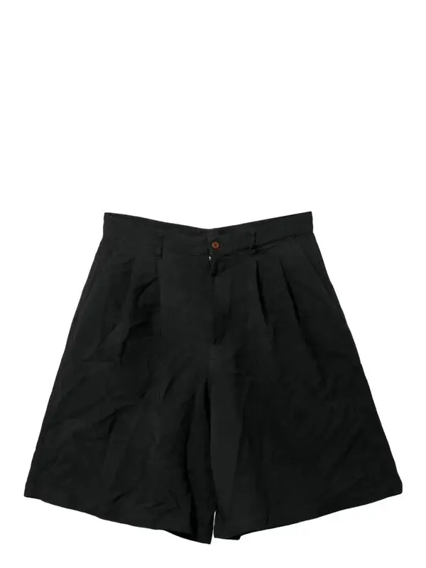 Comme Des Garçons Button Tailored Trousers - Black