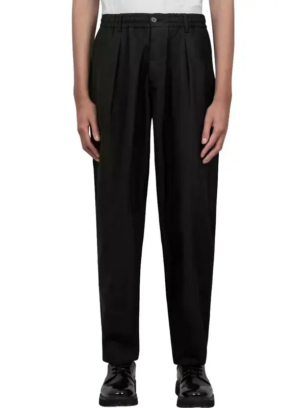 Universal Works Pleated Trousers - Black