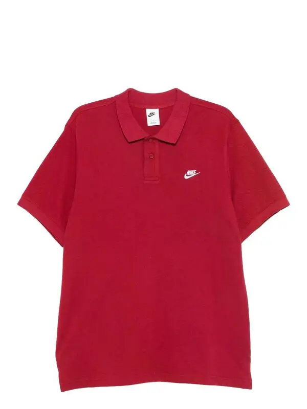Nike Logo Polo Shirt - Red