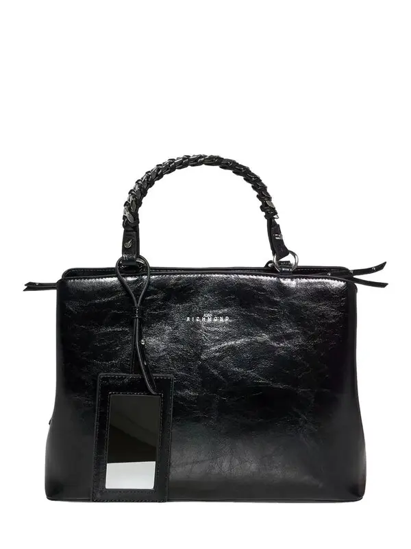 John Richmond Woven-handle Tote Bag - Black
