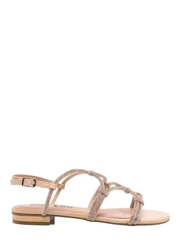 BIBI LOU Crystal-embellished Sandals - Neutrals
